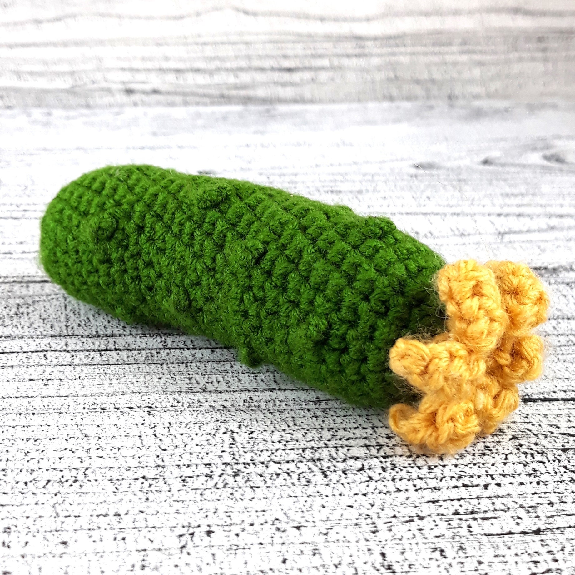 Crochet Cucumber, Cute Crochet Pattern, Cottagecore Decore, Montessori ...