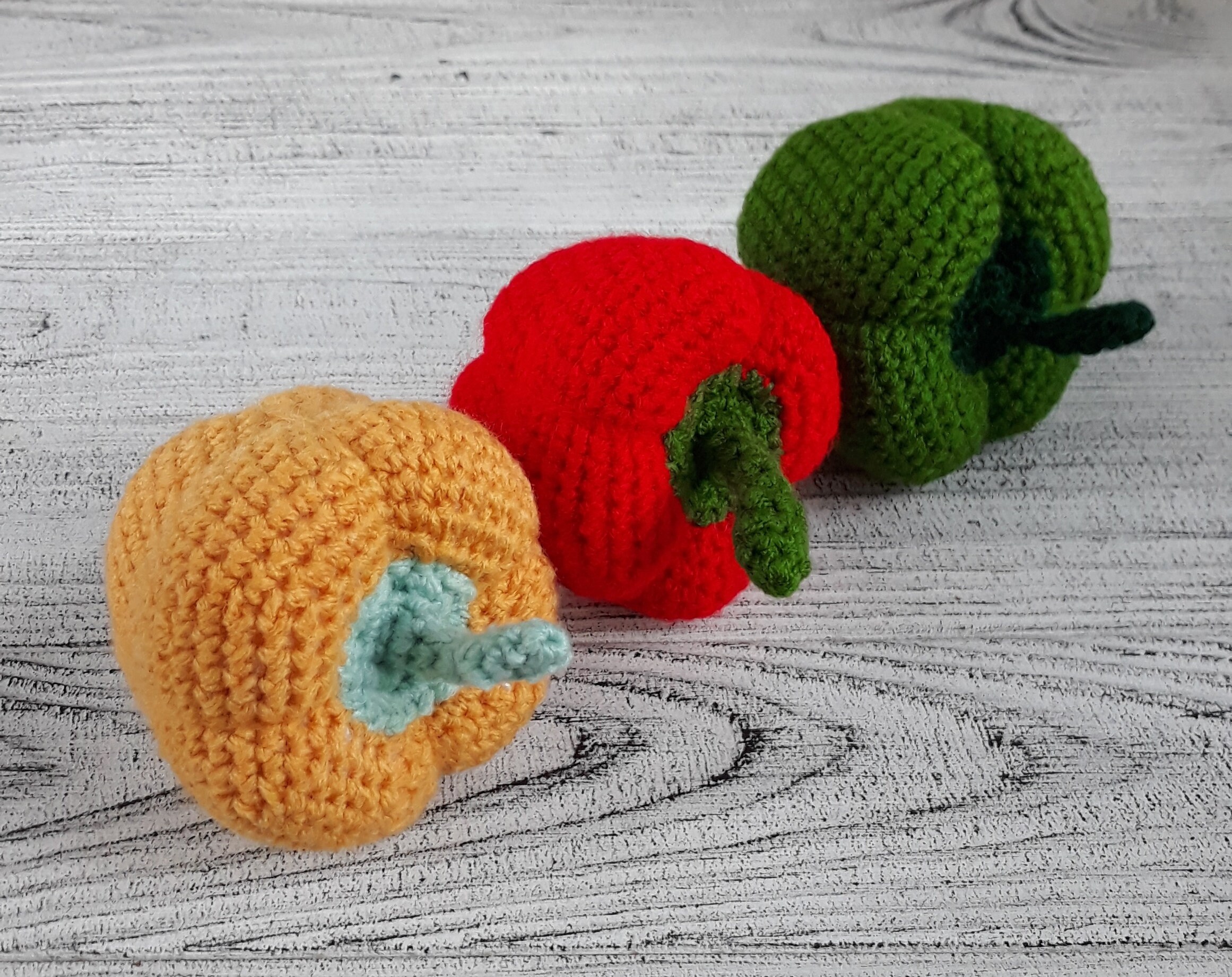 Bell Peppers, Cute Crochet Pattern, Child Development, Montessori Baby ...