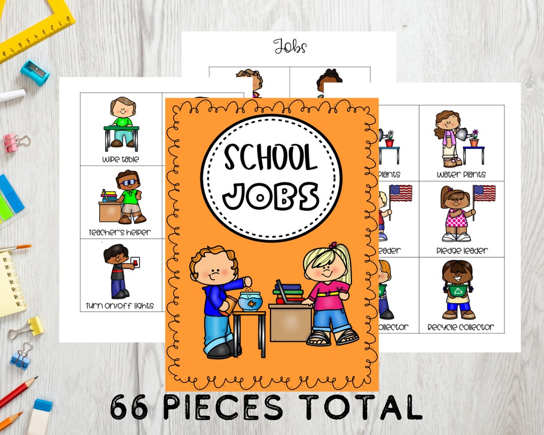School Jobs Tasks Visuals PECS Visual Aid ABA Therapy - Etsy