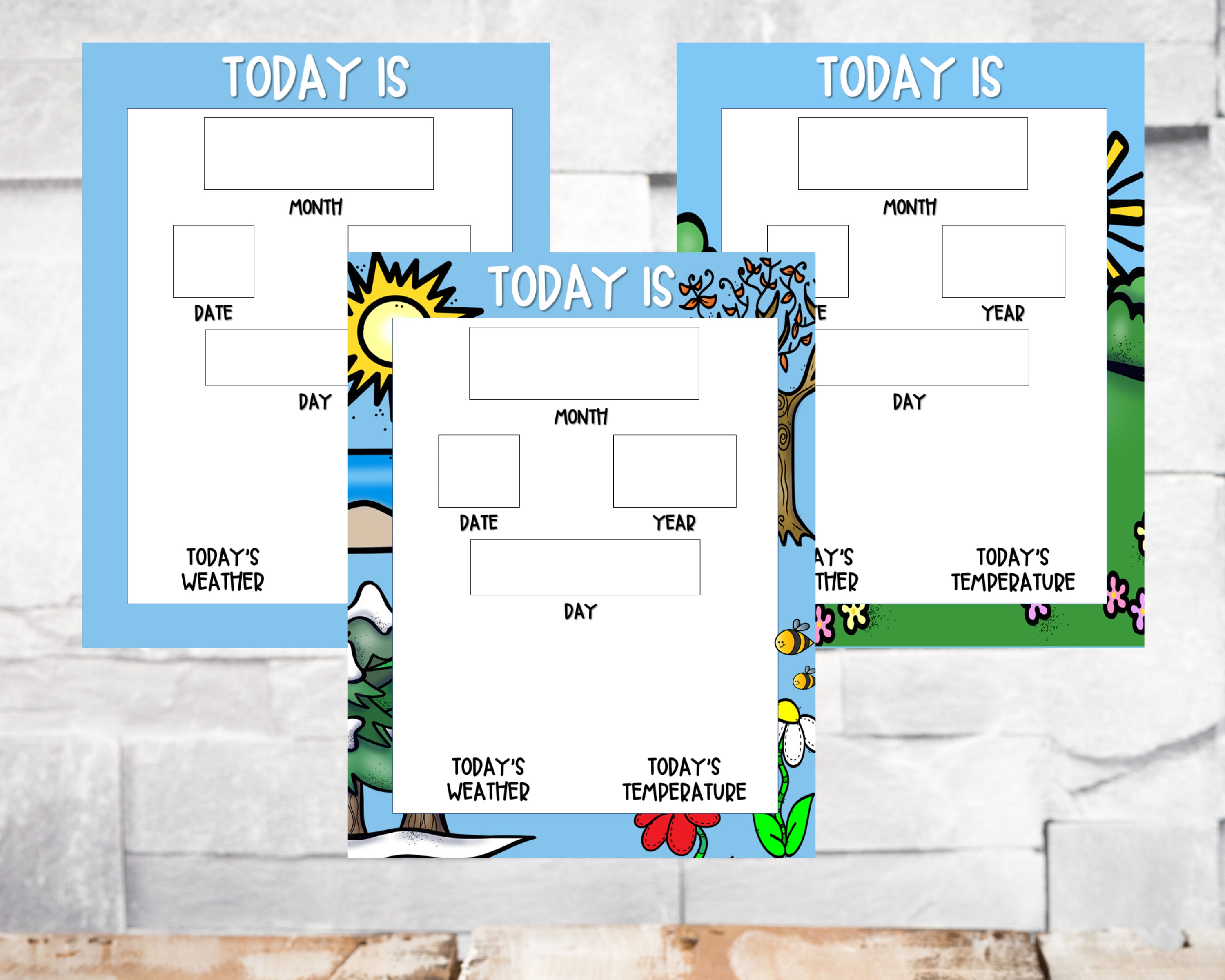 Daily Calendar Routine Weather, ABA, Therapy, Autism ADD, School ...
