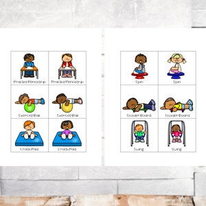 Fine Motor Visuals, Occupational Therapy Visuals, Visual Aid, ABA ...