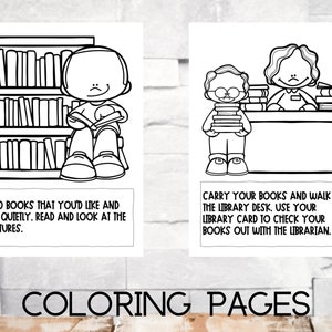 Library Visuals, Behavior, Visual Aid, ABA, Therapy, Autism, ADD ...