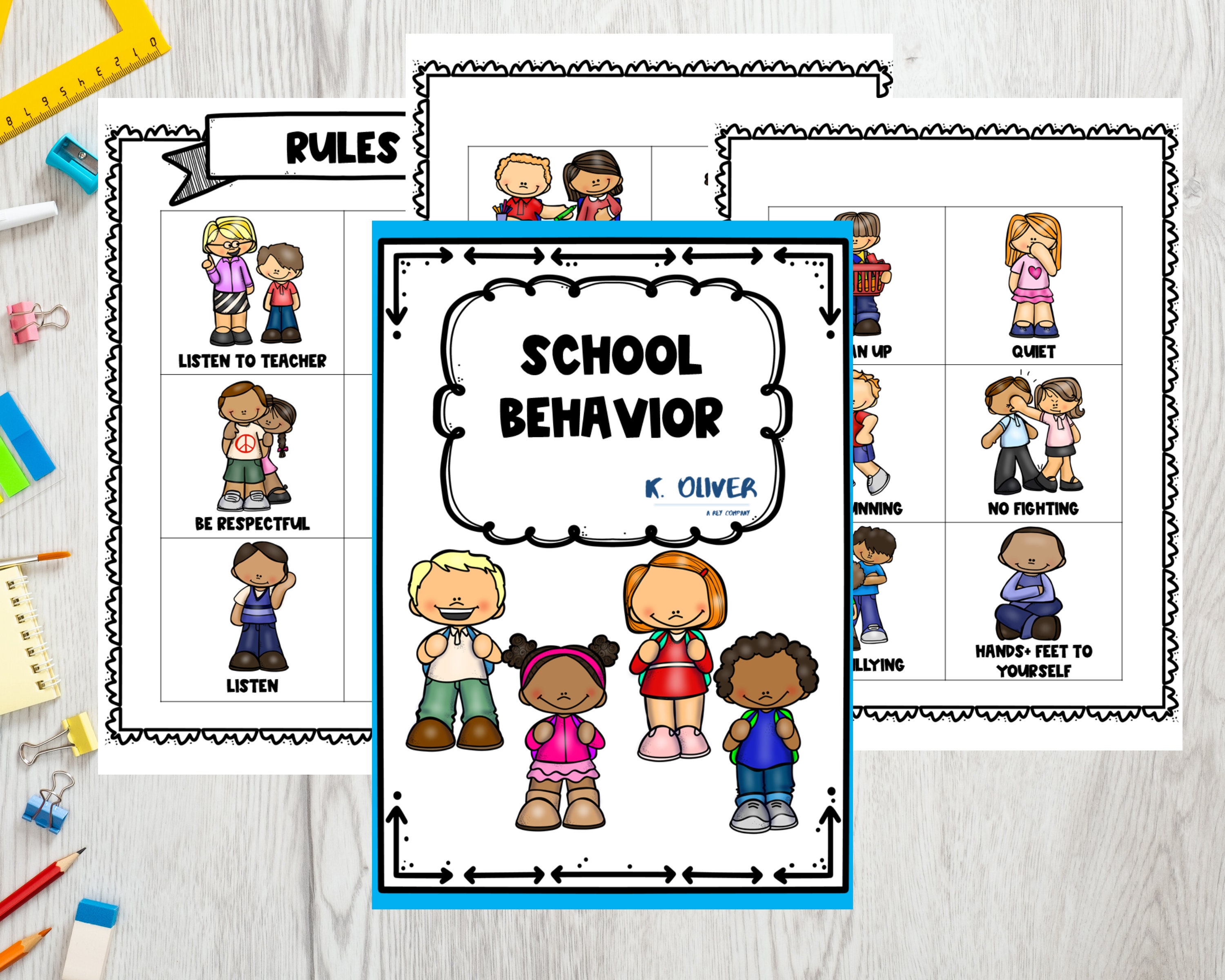School Behavior Clipart