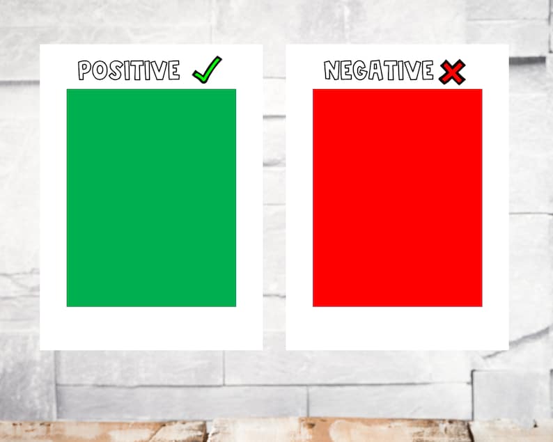 Positive Negative Behavior Visuals, Behavior, Visual Aid, ABA Therapy ...