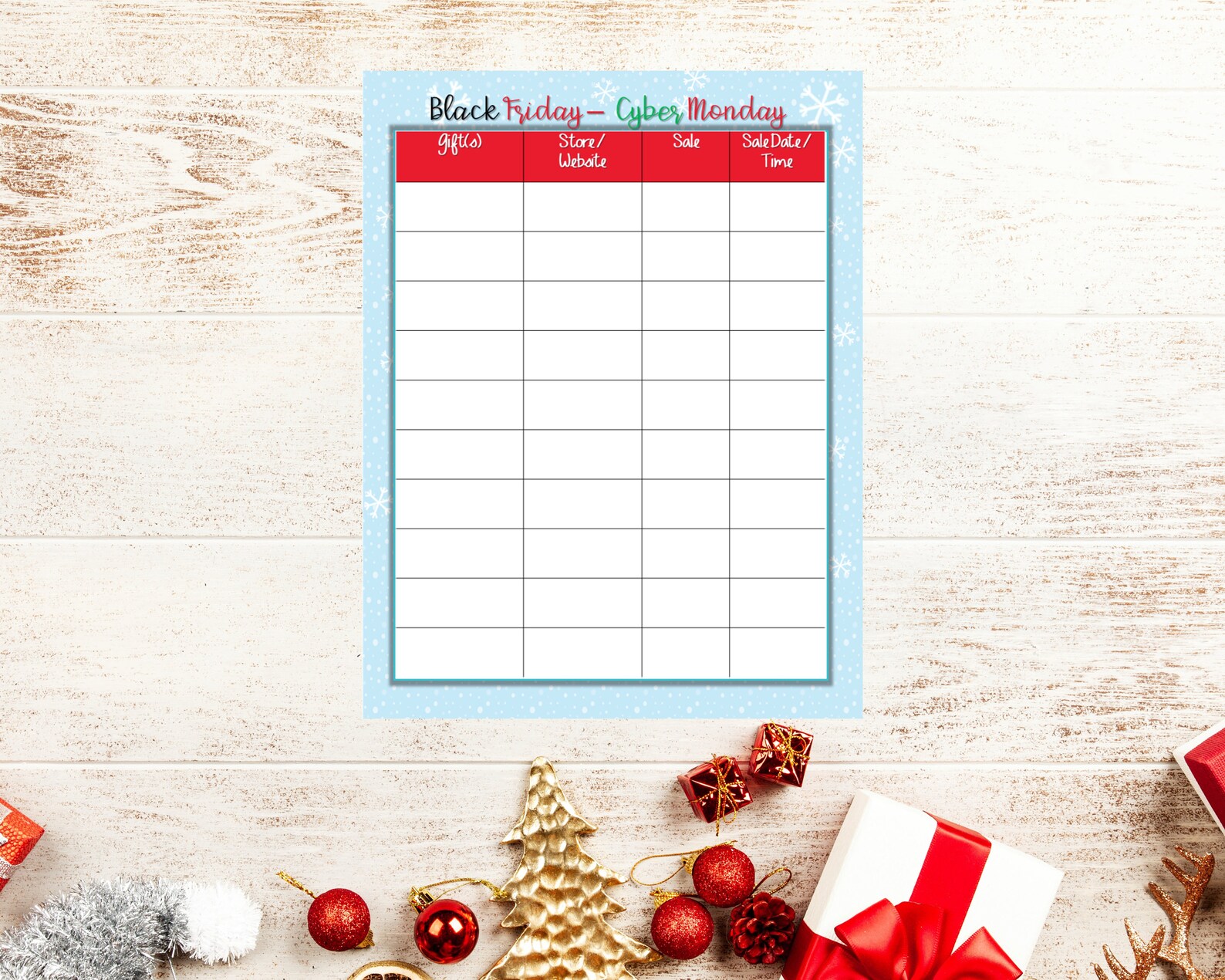 Letter to Santa / Christmas List / Secret Santa/ Gift List / Christmas ...