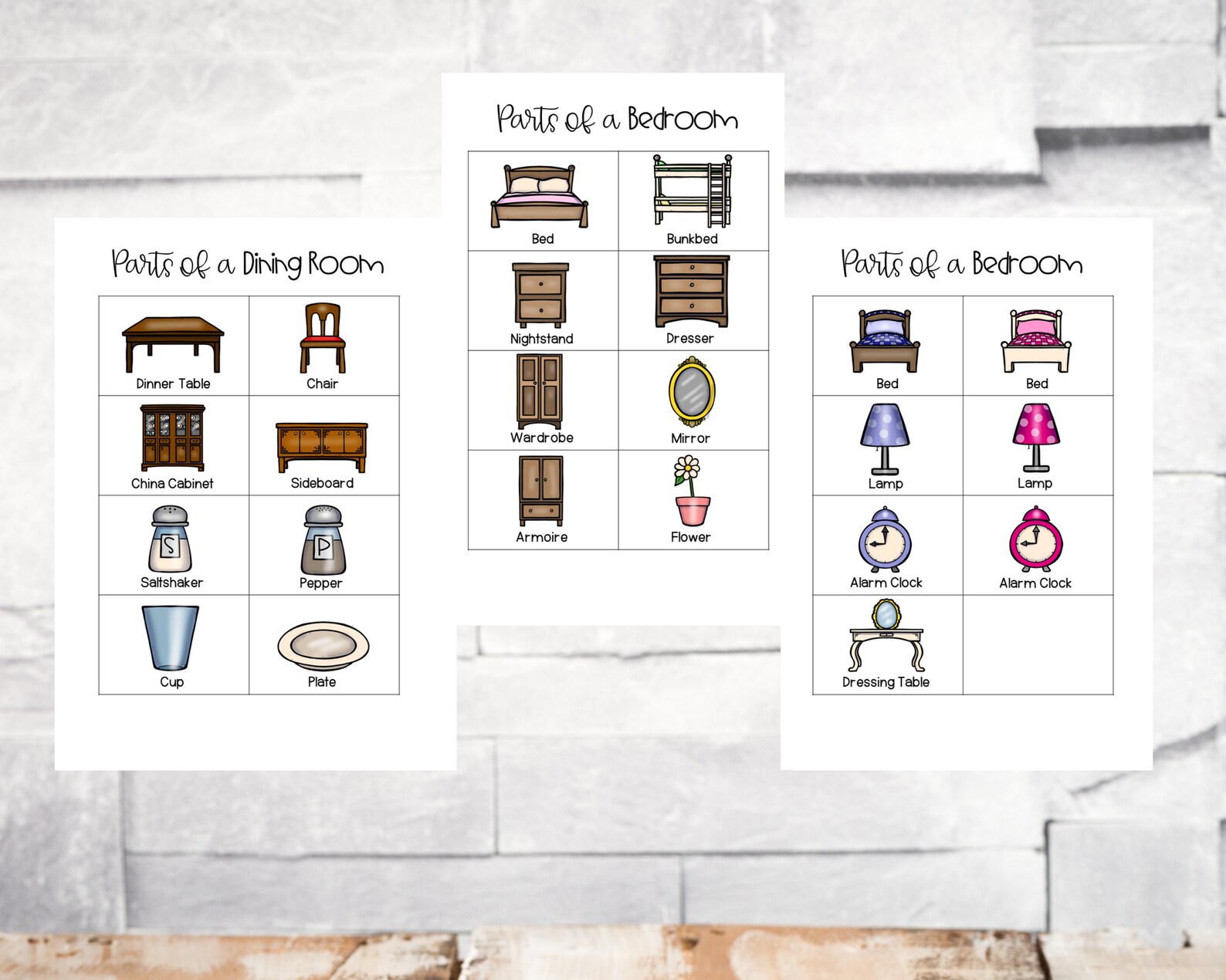 House & Room Visuals, Home Visuals, Visual Aid, ABA Therapy, Autism ...