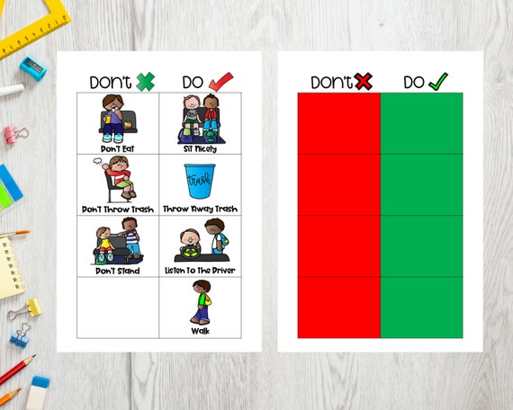 Bus Rules And Behavior Chart Behaviour Chart Chart And