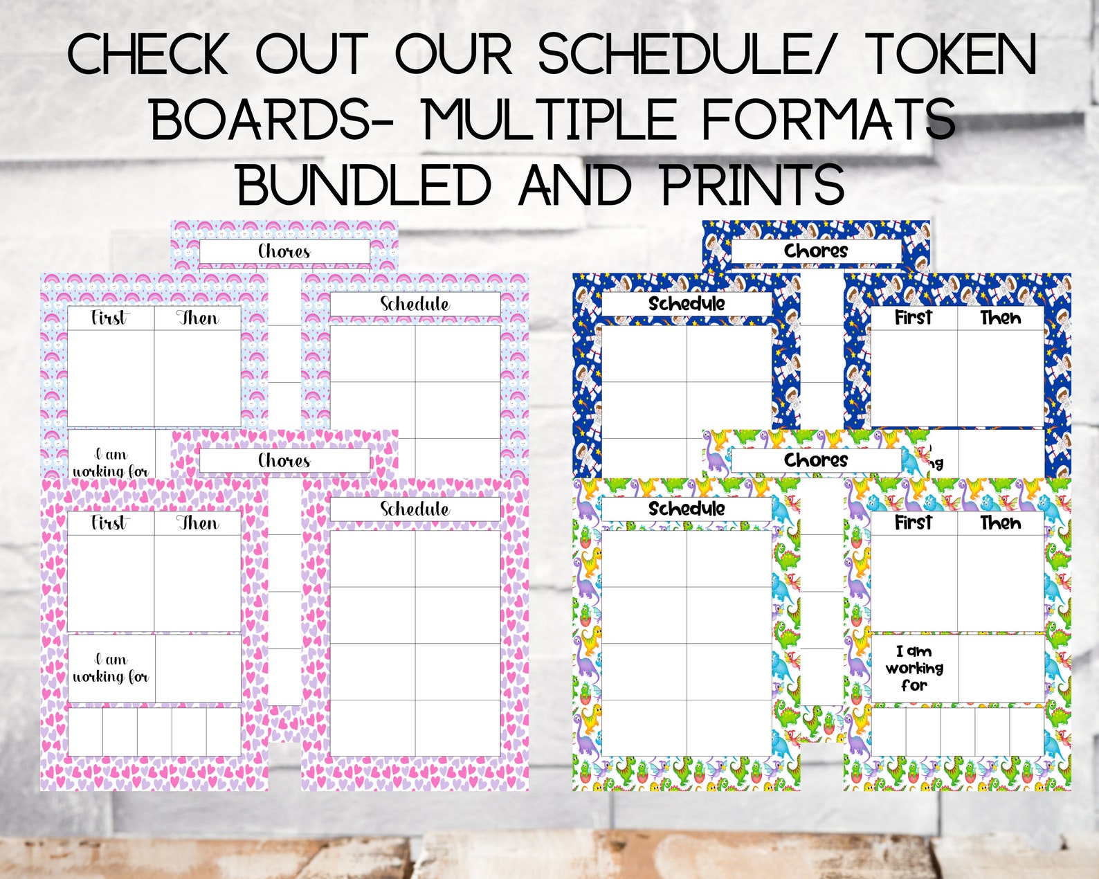 Daily Routine Visual Aid Schedule ABA Therapy Autism ADD - Etsy