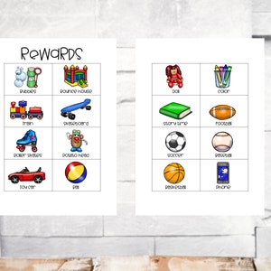 Reward Visuals for Token Boards, Behavior, Chores, Routines, Schedules ...