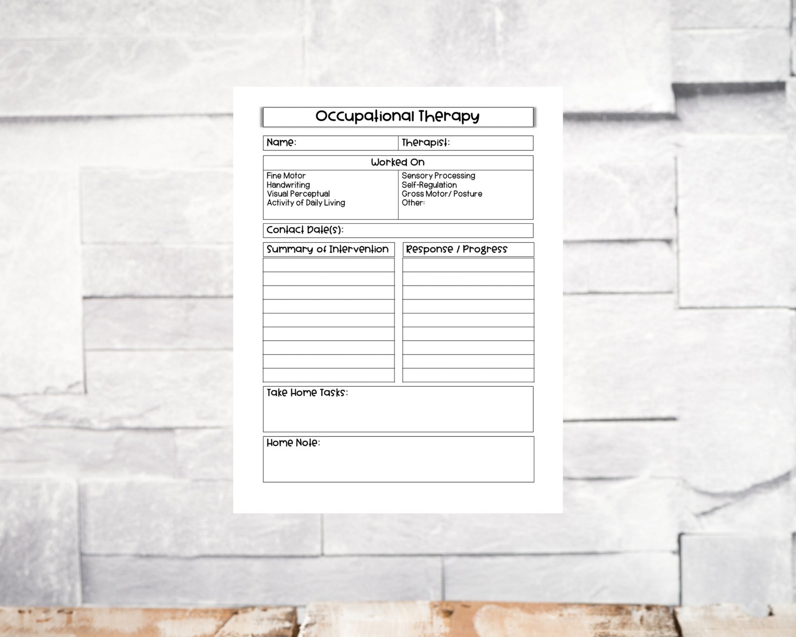 Fine Motor Visuals, Occupational Therapy Visuals, Visual Aid, ABA ...