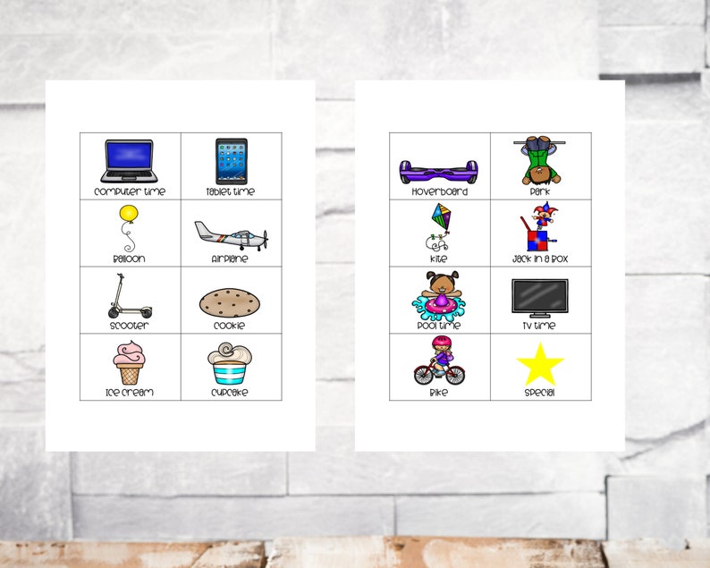 Reward Visuals for Token Boards, Behavior, Chores, Routines, Schedules ...
