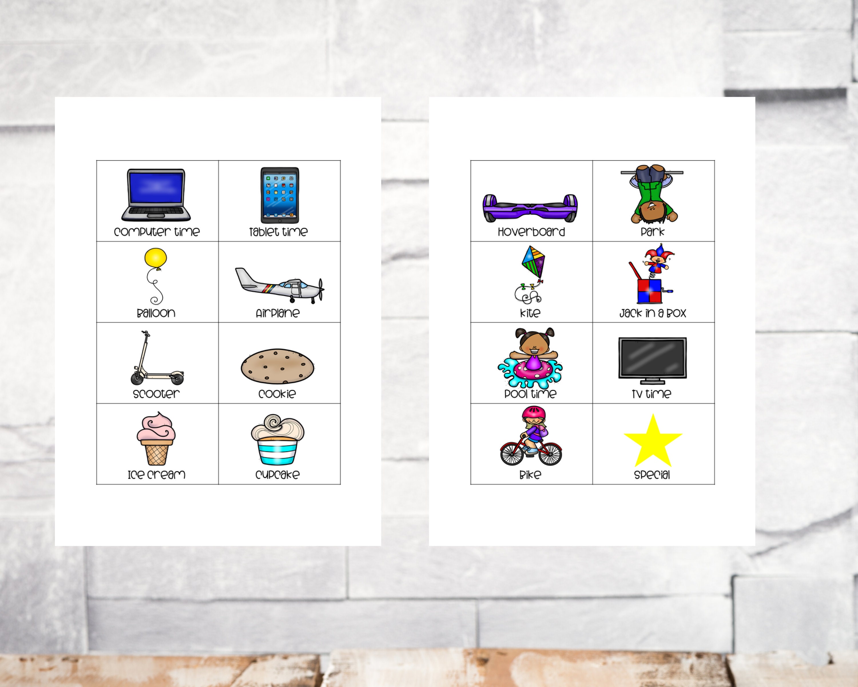 Reward Visuals for Token Boards, Behavior, Chores, Routines, Schedules ...
