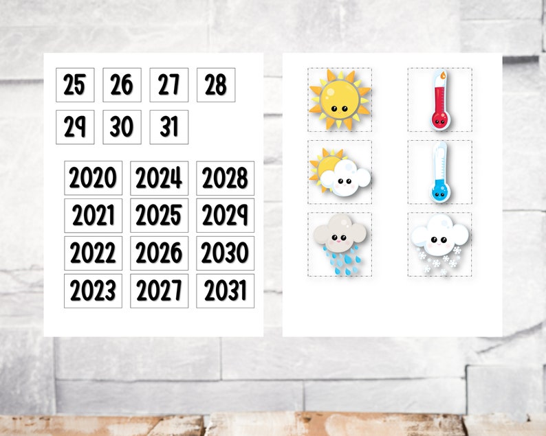 Daily Calendar Routine Weather, ABA, Therapy, Autism ADD, School ...