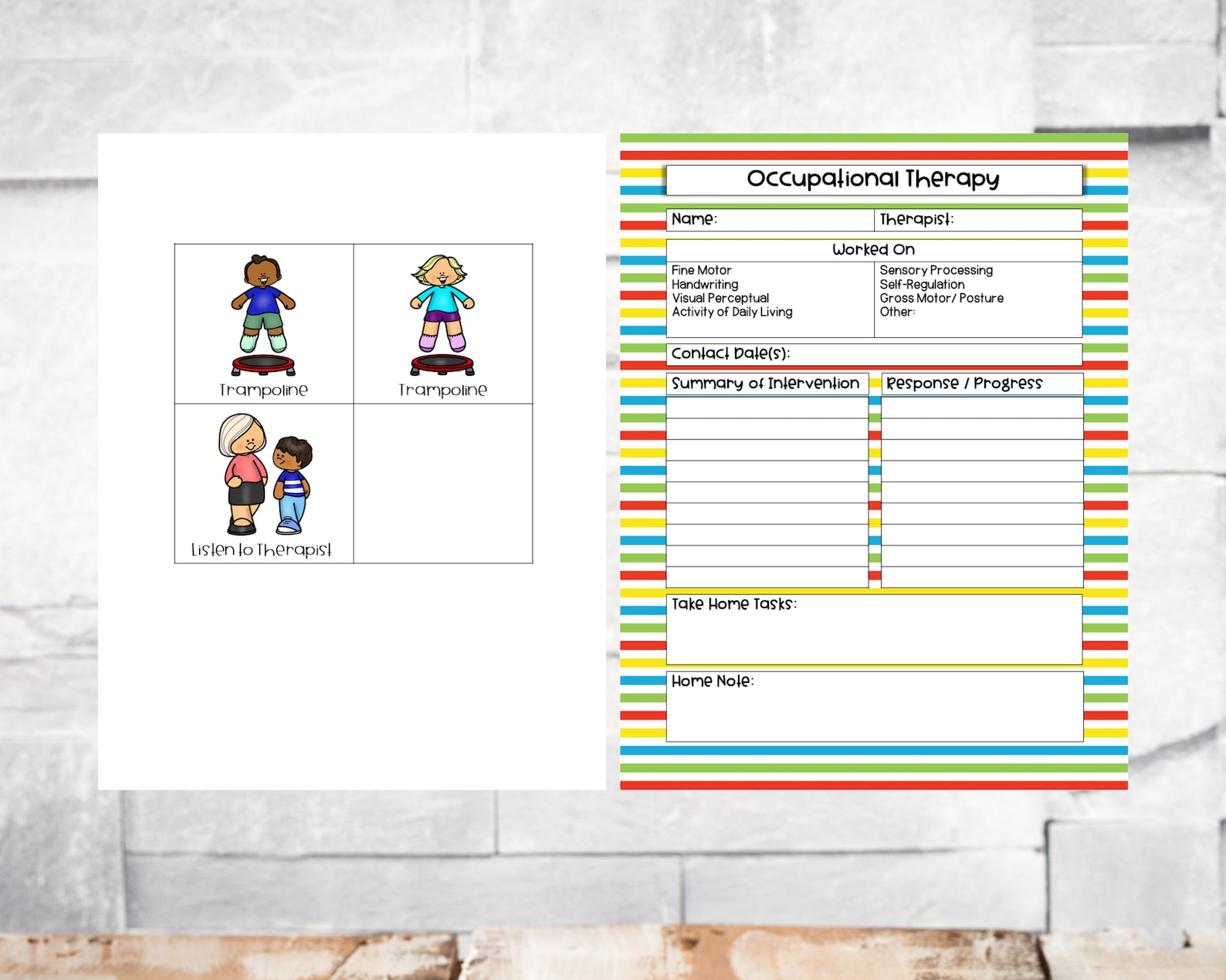 Fine Motor Visuals, Occupational Therapy Visuals, Visual Aid, ABA ...