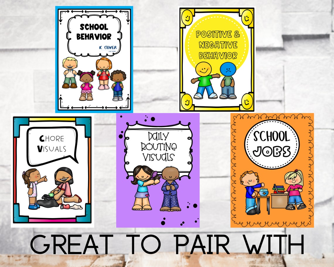 Gross Motor Visuals, Physical Therapy Visuals, Visual Aid, ABA, Autism ...