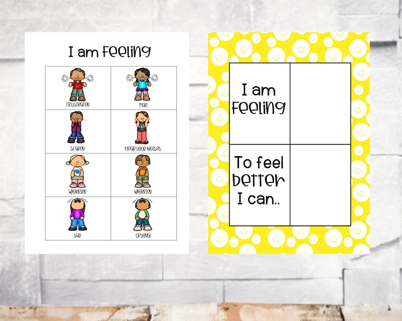 Coping Skills Visuals, Regulation, Visual Aid, ABA Therapy, Autism, ADD ...