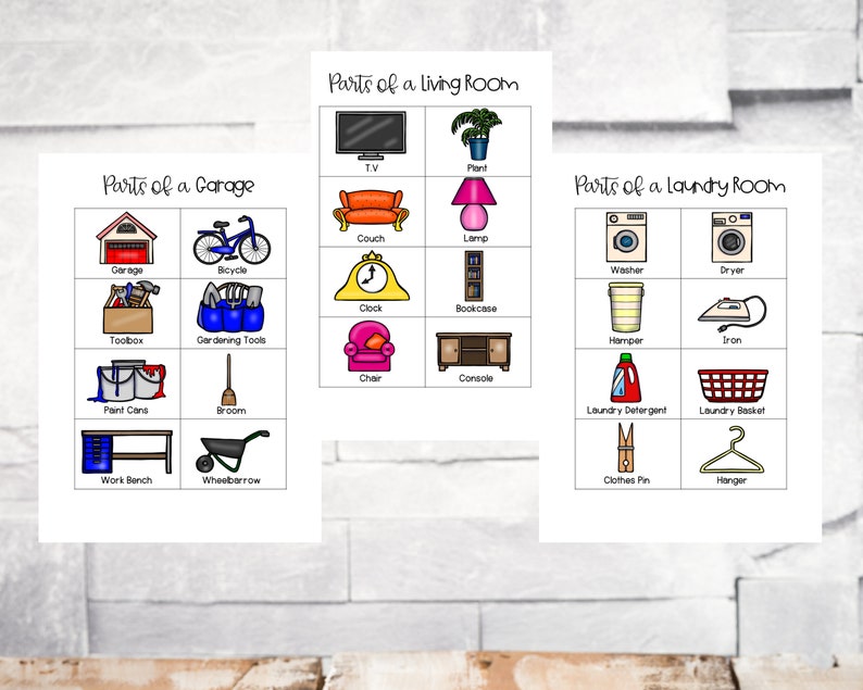 House & Room Visuals Home Visuals PECS Visual (Instant Download) - Etsy