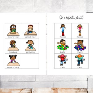 Fine Motor Visuals, Occupational Therapy Visuals, Visual Aid, ABA ...