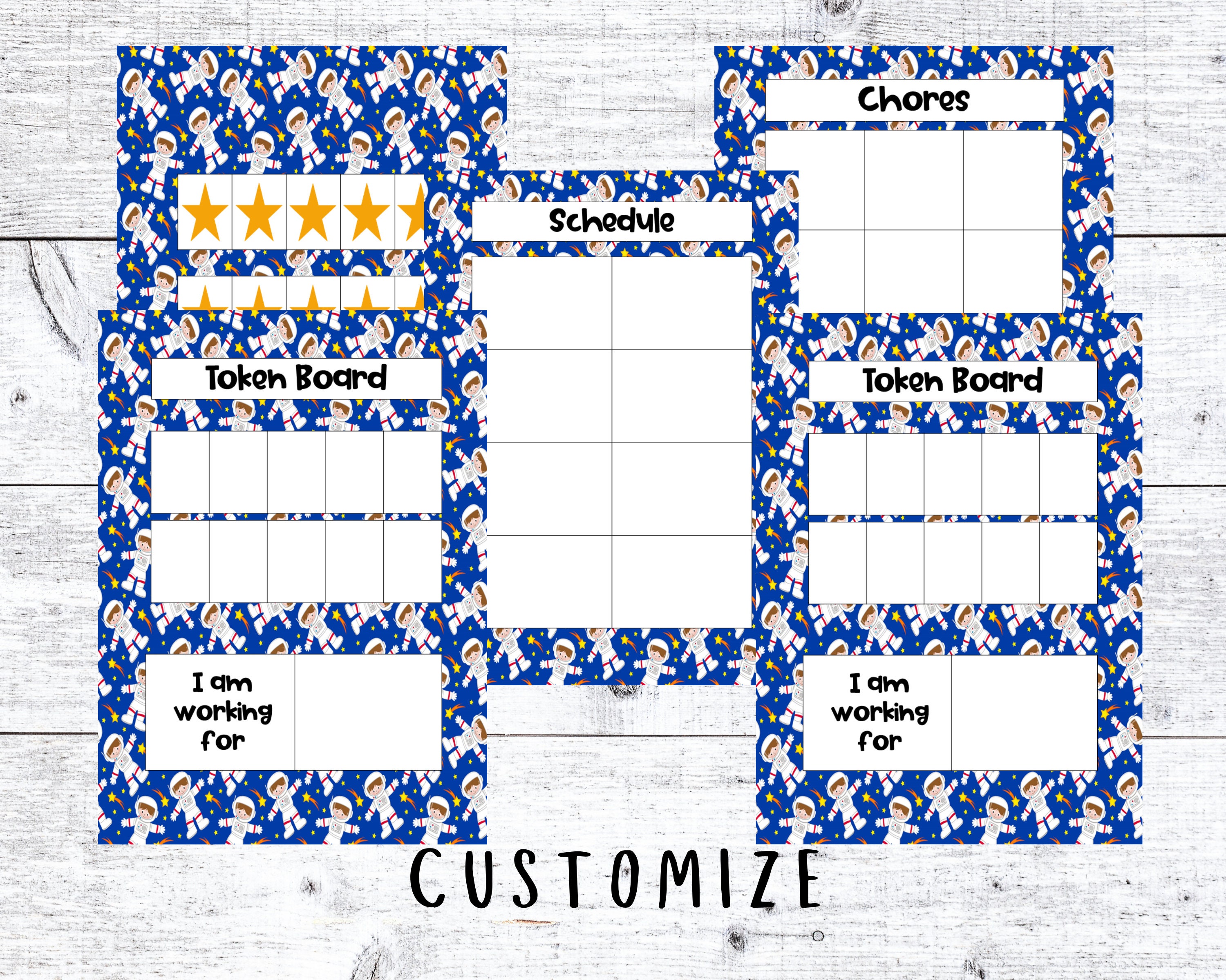 Visual Schedules, Chore Charts, Reward Boards, Custom Chart, Routine ...