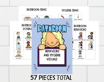 Bathroom Visual Aid - Etsy