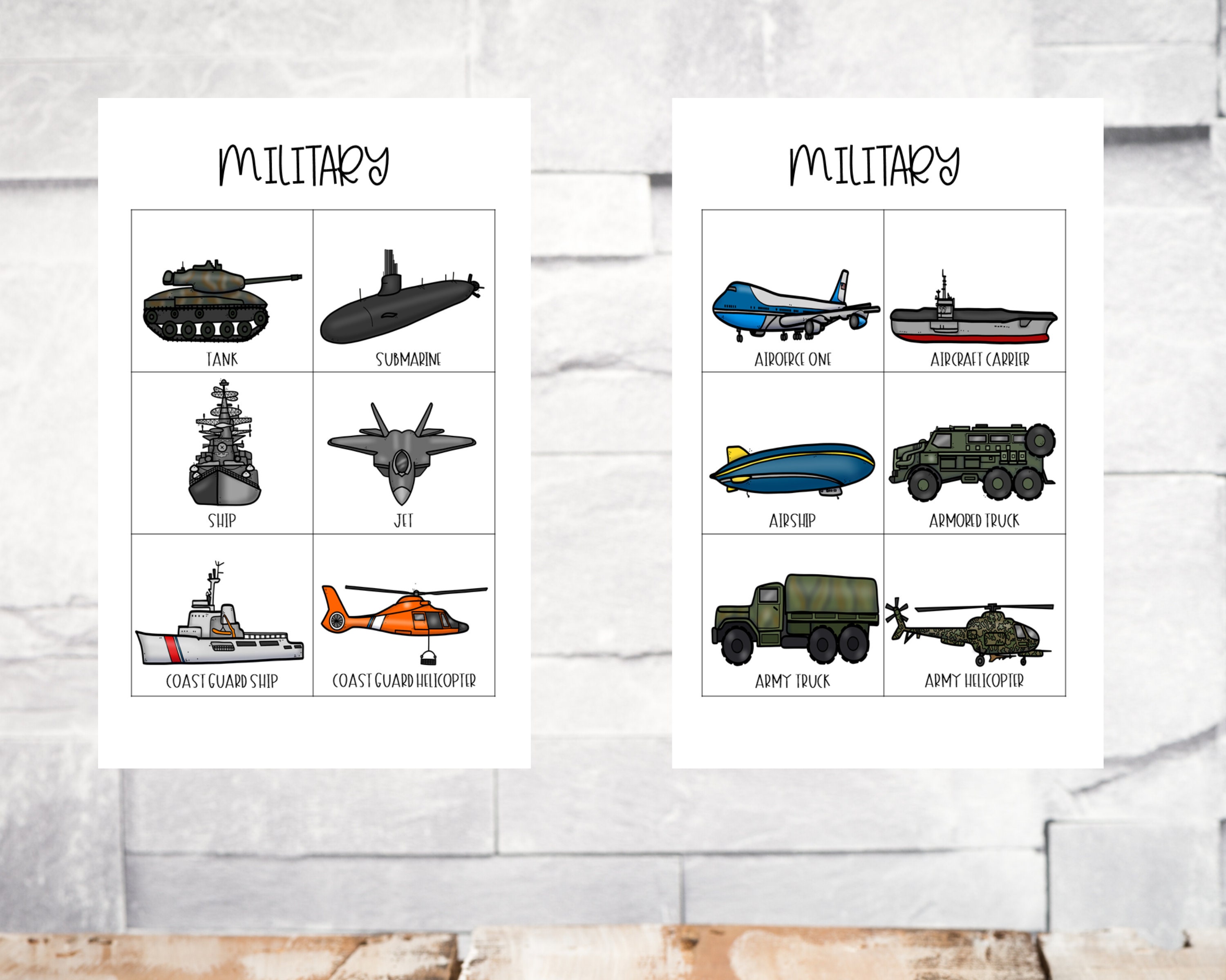 Transportation Visuals, Visual Aid, ABA, Therapy, Autism, ADD ...