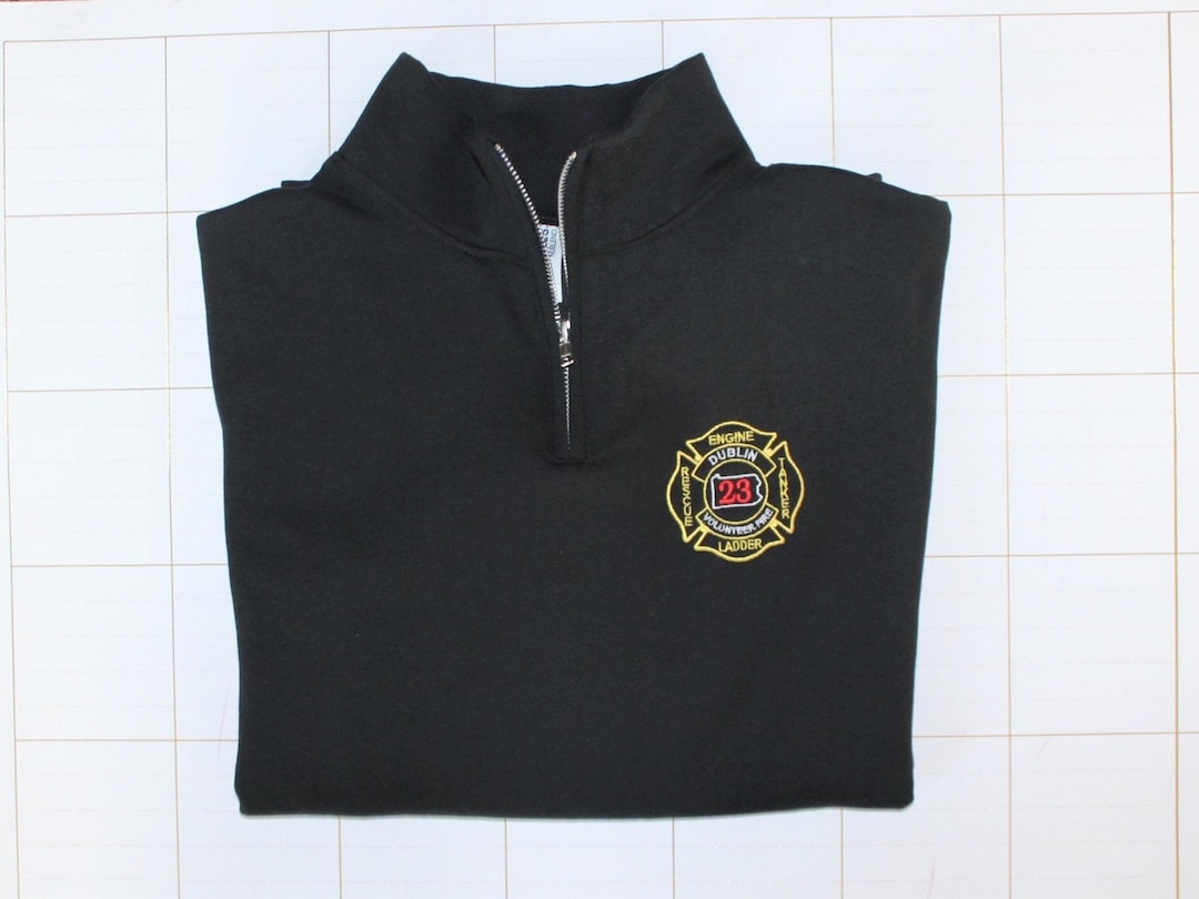 Custom Logo Adult Quarter Zip Sweatshirt | Monogram Quarter Zip - Etsy