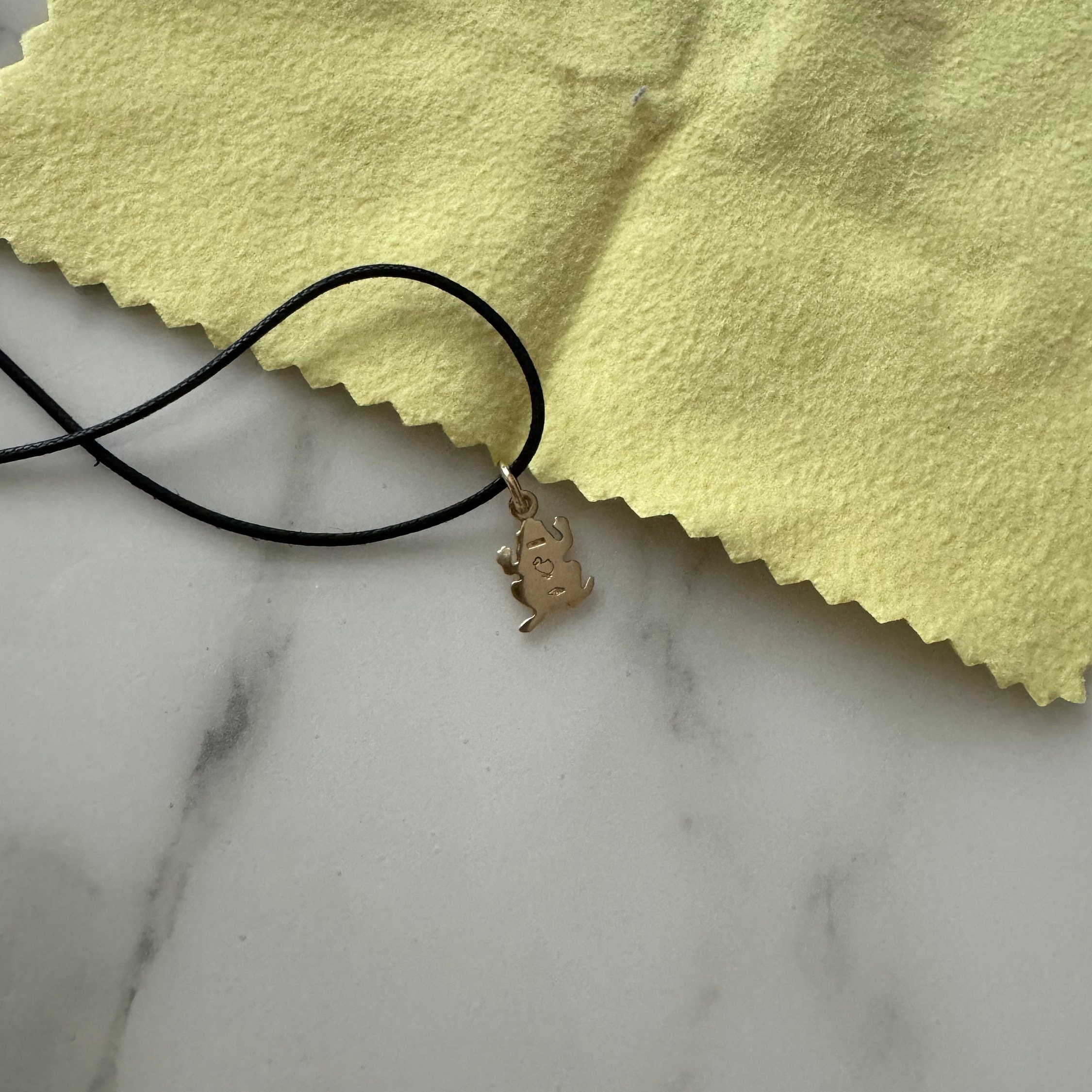 Dodo Pomellato 18k Yellow Gold Frog Charm 1gr - Etsy