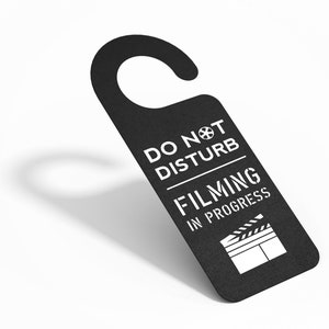 Filming in Progress - Do Not Disturb - Door Sign - Home Office - Etsy UK