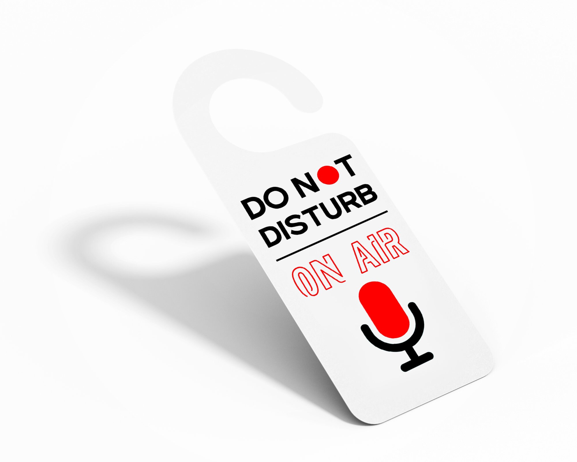 On Air Door Hanger Recording in Progress Do Not Disturb - Etsy