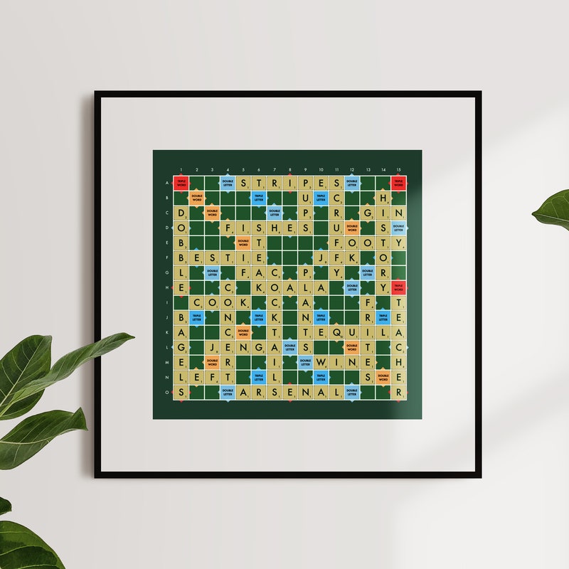 Tableau scrabble personnalisé - Etsy France