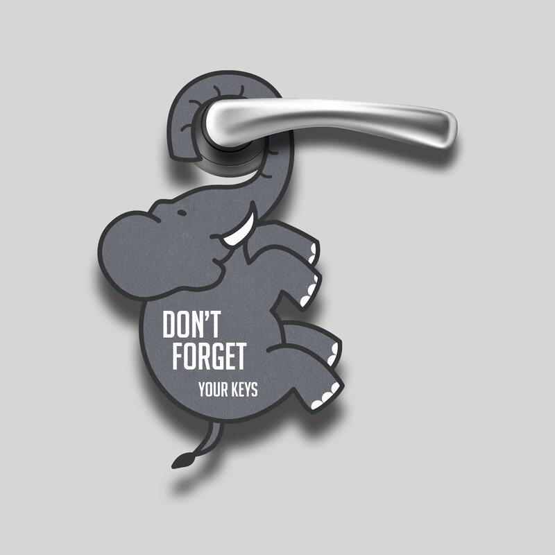 Elephant Door Hanger - Etsy