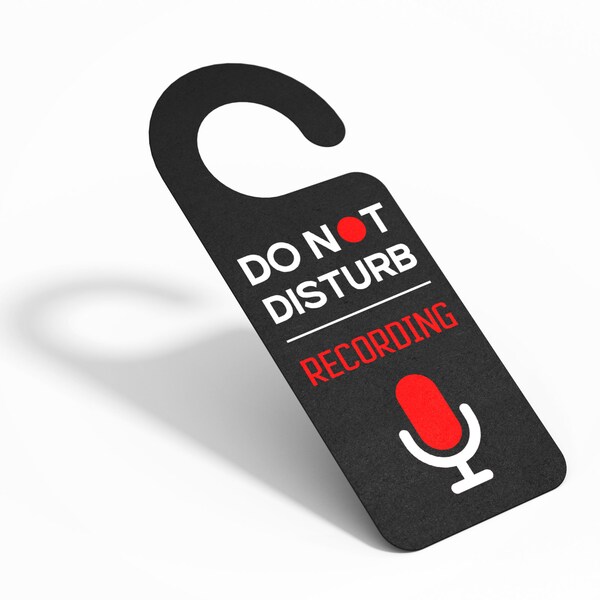 Do Not Disturb Door Hanger - Etsy