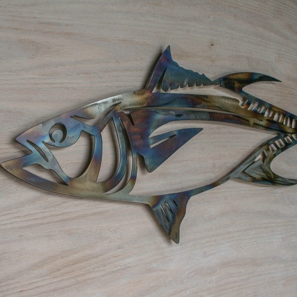 Metal Fish Art - Etsy