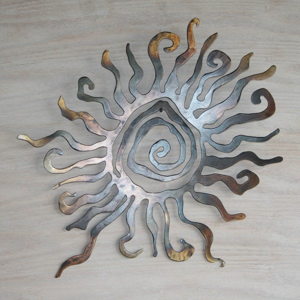 Metal Sun Wall Art - Etsy
