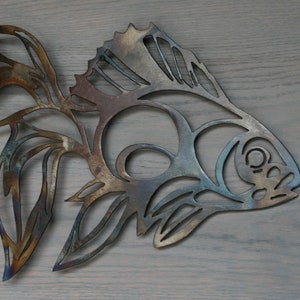 Gold Fish Metal Wall Art Fish Metal Wall Decor Fish Wall Art Metal Fish ...