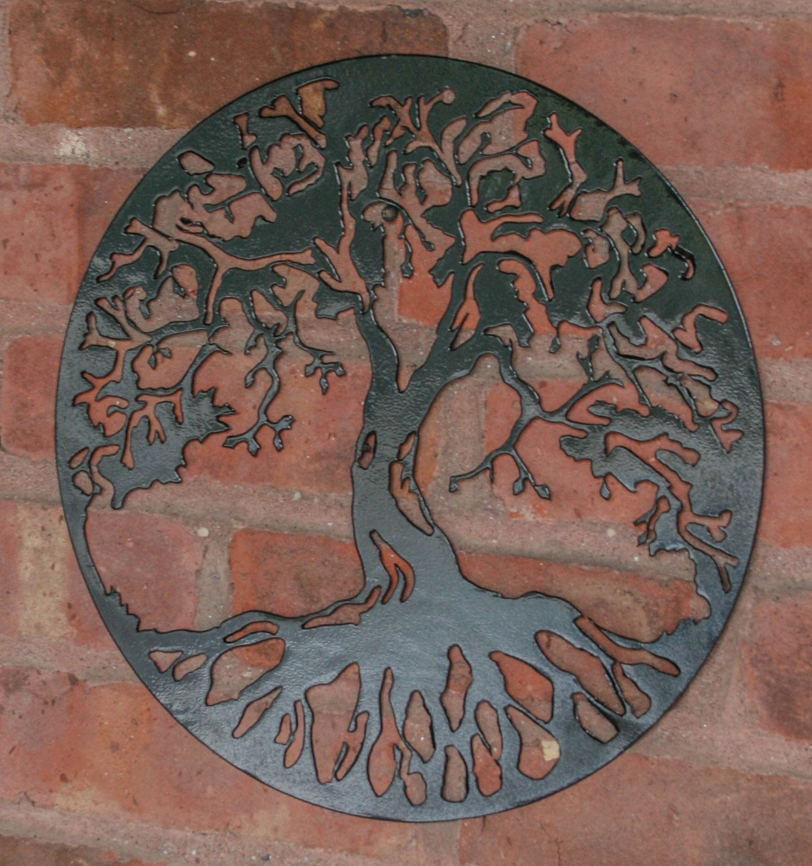 Tree of Life Metal Wall Art Wall Decor Metal Tree Round Tree Sign Cut ...