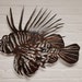 Lion Fish Sign Wall Decor Wall Art Interior Design Wall Hanging Metal ...