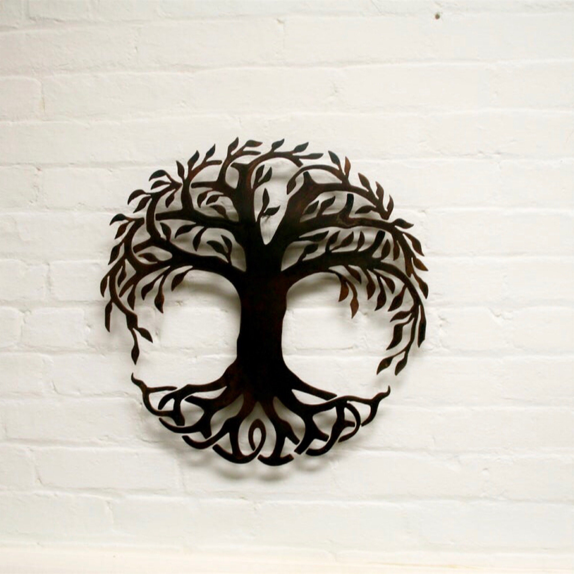 Tree of life Celtic metal sign 18 Diameter acid patina | Etsy