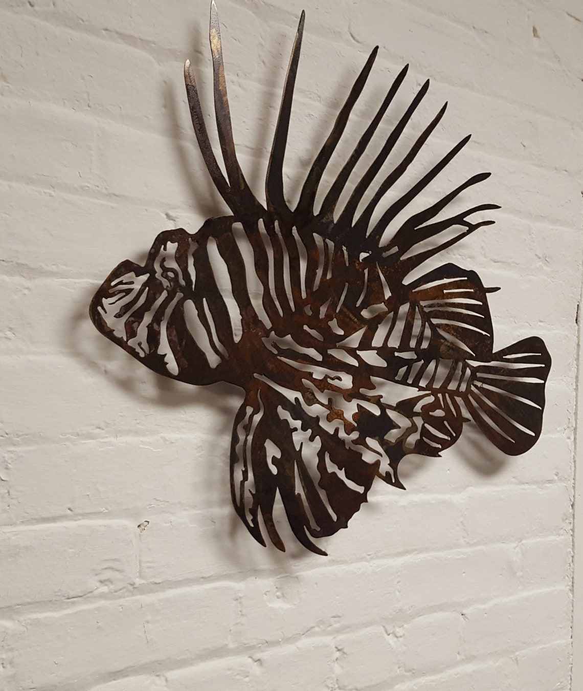 Lion Fish Sign Wall Decor Wall Art Interior Design Wall | Etsy