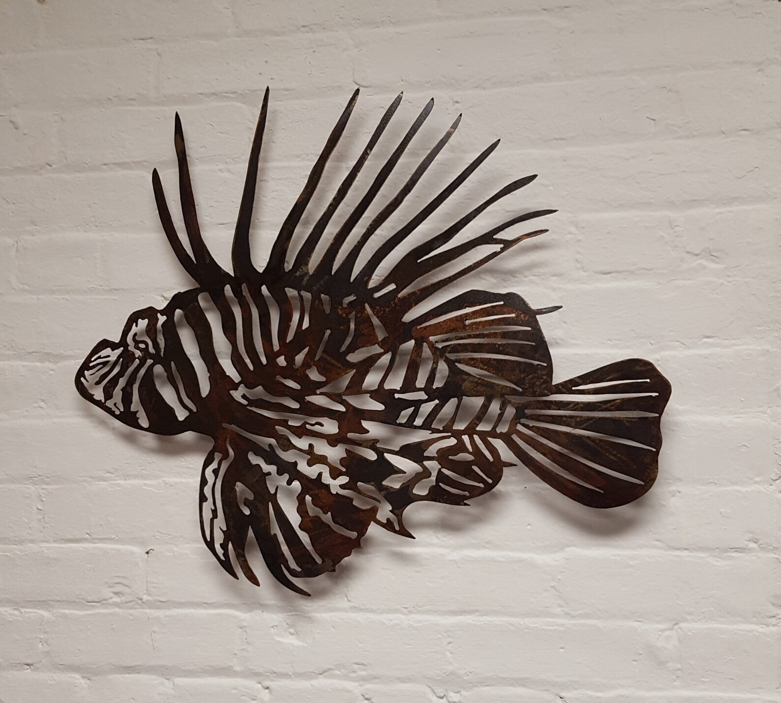 Lion Fish Sign Wall Decor Wall Art Interior Design Wall | Etsy