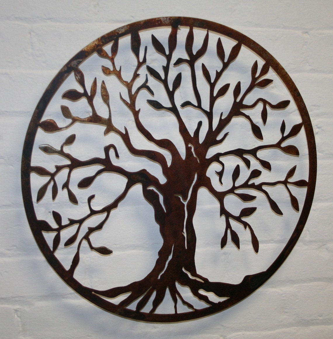 Olive Tree of Life Wall Decor Metal Tree Metal Sign Patina - Etsy