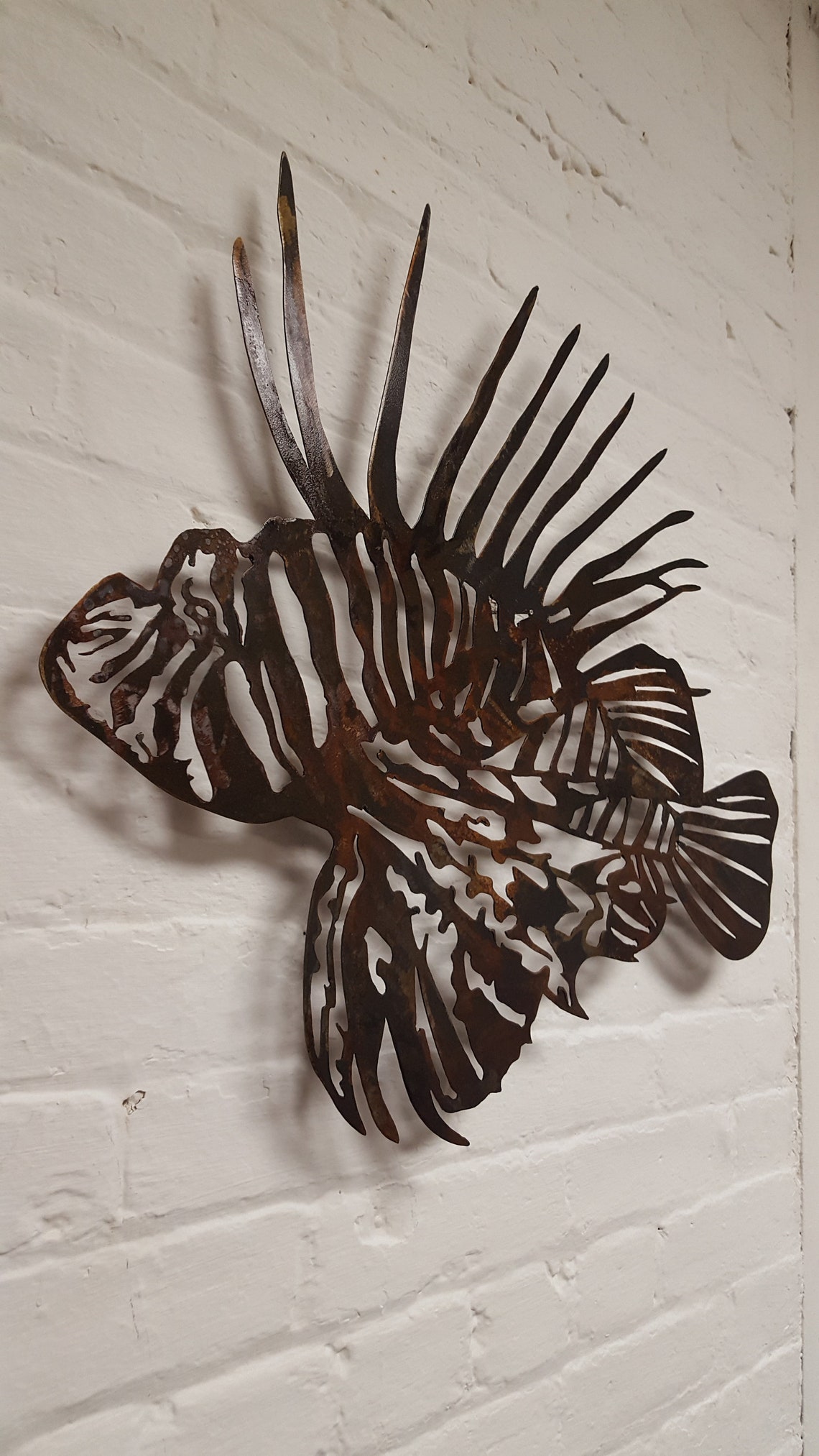 Lion Fish Sign Wall Decor Wall Art Interior Design Wall | Etsy