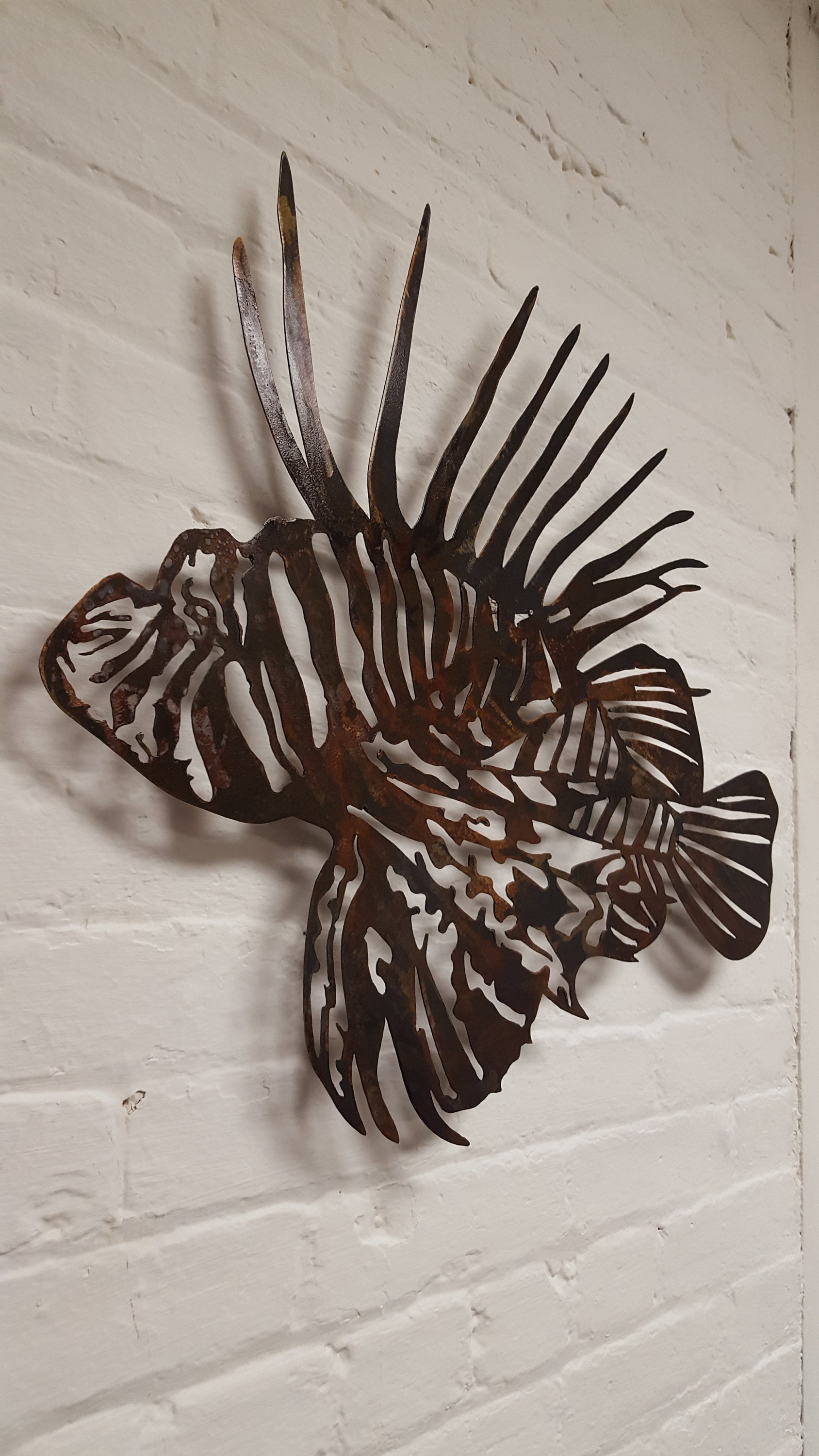 Lion Fish Sign Wall Decor Wall Art Interior Design Wall | Etsy