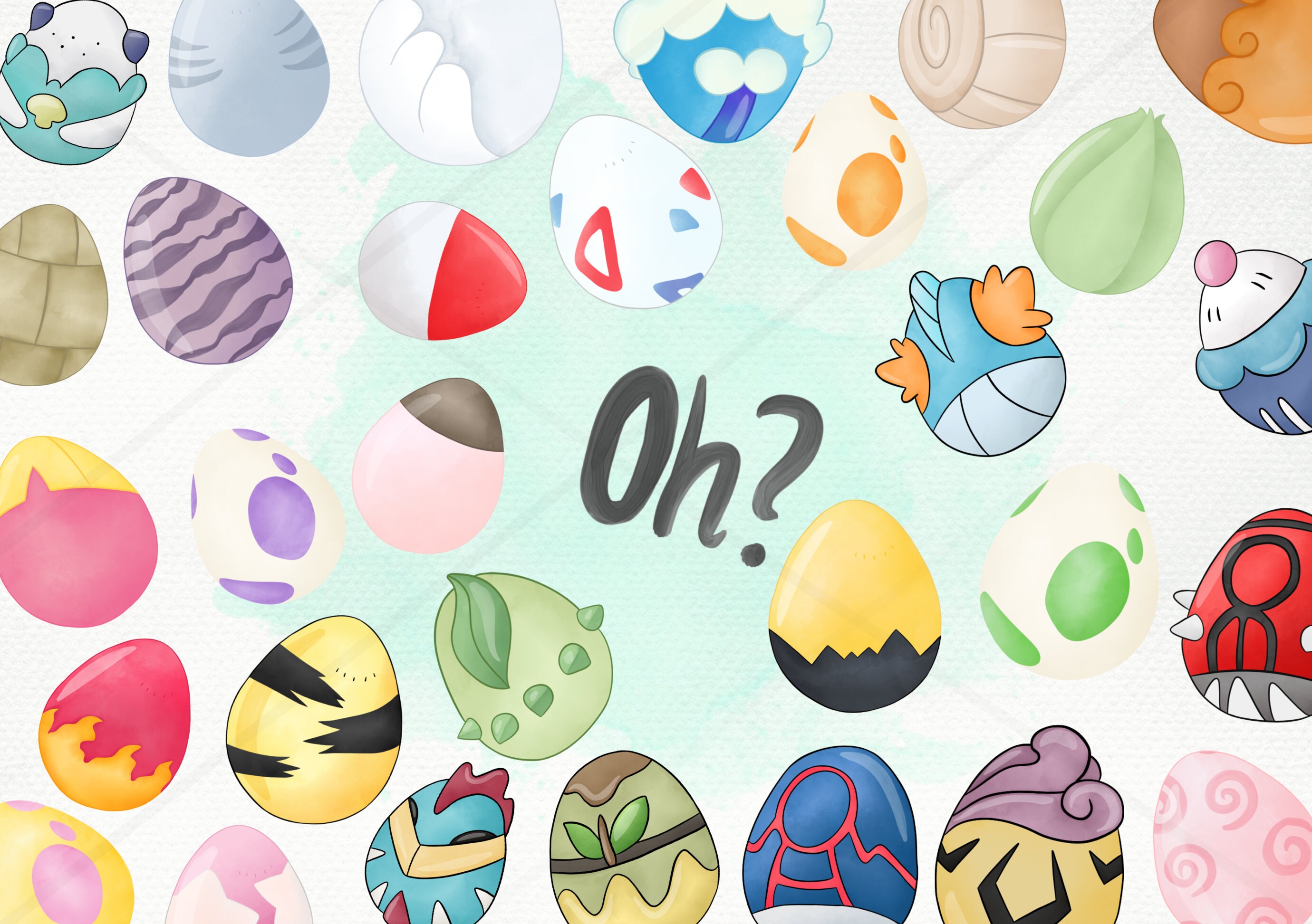 Pokemon Easter Egg Designs