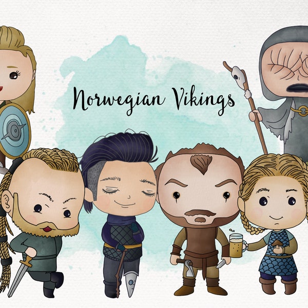 Ragnar Clipart - Etsy