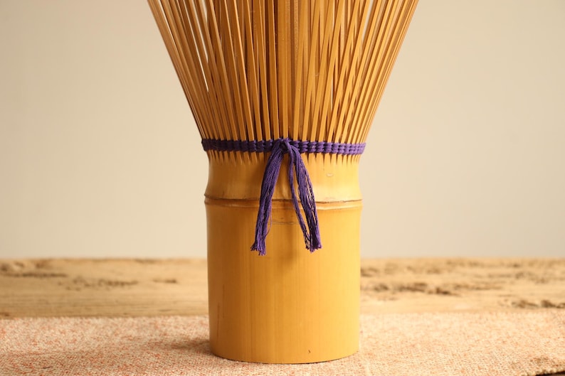 Vintage Japanese Chasen Vase | Bamboo Tea Whisk Inspired Flower Vessel ...