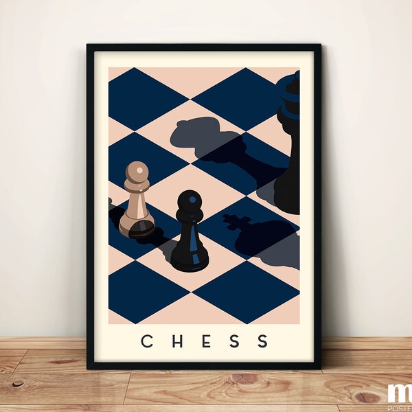 Chess Print - Etsy