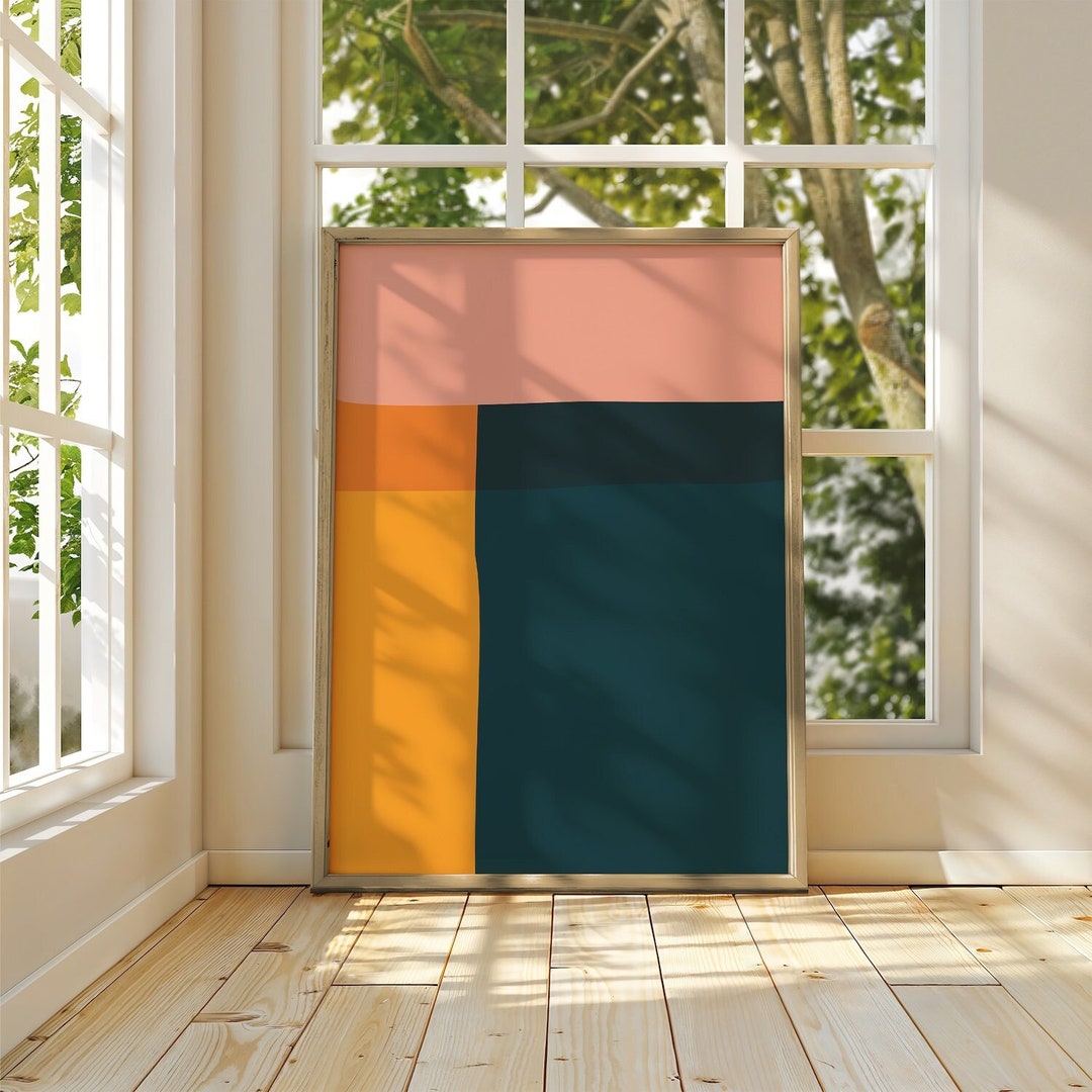 Abstract Wall Art - Minimalist Poster | Abstract Shapes | High-quality ...
