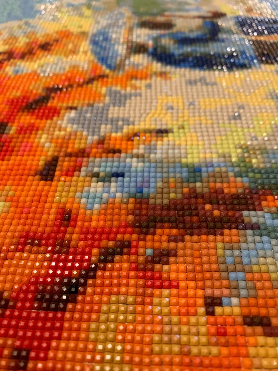 Square Diamonds in Vrak DMC 738 to DMC 831 Diamond Painting - Etsy