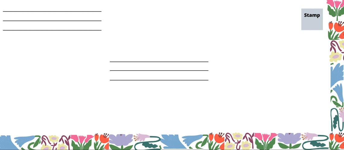 Super Cute and Colorful Pen Pal Stationary Set - Etsy